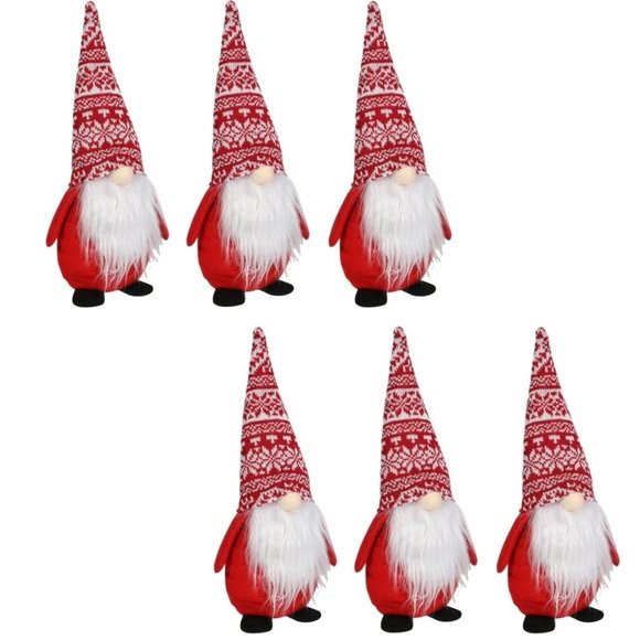 Christmas House | Holiday | Nwt Christmas Gnomes Red 4 Holiday Dolls ...